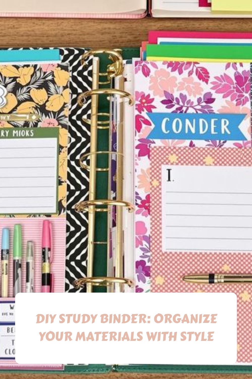 DIY Study Binder: Organize Your Materials with Style